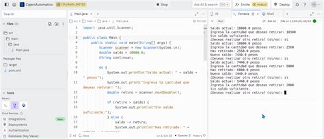 Cómo Crear Un Programa En Java Que Simula La Función De Un Cajero Automático Mtro Fernando