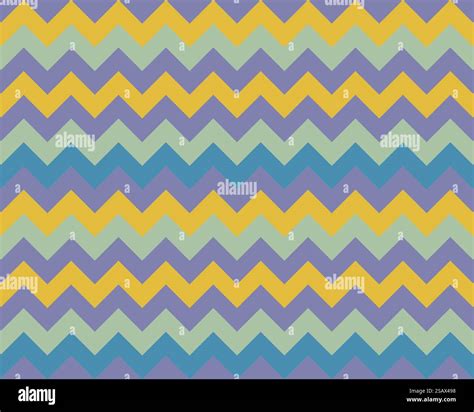 Zigzag Pattern Seamless Zig Zag Background Color Vector Abstract Design Stock Vector Image