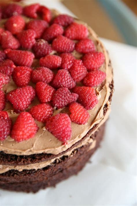 Chocolate Mousse Cake With Raspberries Our Best Bites