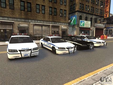Chevrolet Impala 2003 Nypd V2 0 For Gta 4