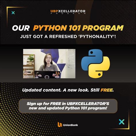 ubpxcellerator on linkedin python101 python programming coding