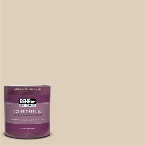 BEHR ULTRA 1 Qt MQ3 11 Dainty Lace Extra Durable Eggshell Enamel Interior Paint Primer