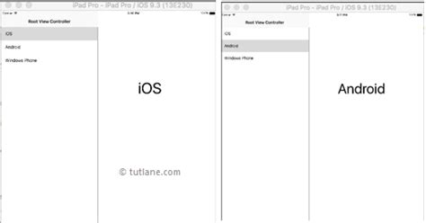 IOS UI Split View Controller Tutlane