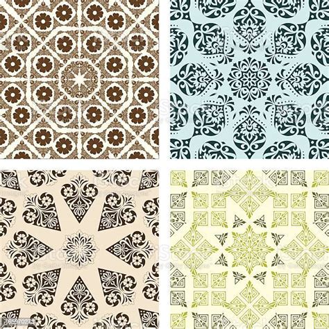 Seamless Wallpaper向量圖形及更多一朵花圖片 一朵花 一組物體 式樣 Istock