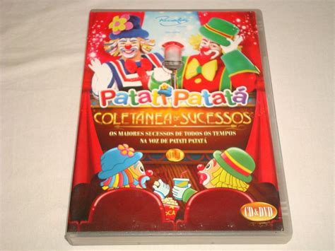 Cd Dvd Patati Patatá Coletânea de Sucessos Cd Dvd Nacional e Original Item de Música Rinaldi