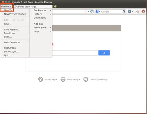 Why Firefox Menu Button Disappeared Ask Ubuntu
