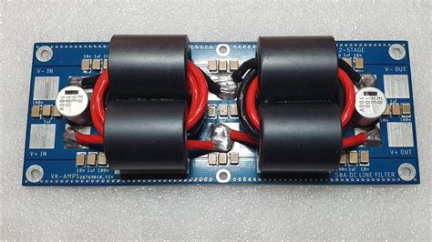 50a 2 Stage Dc Line Noise Filter Circuit — Vk Amps