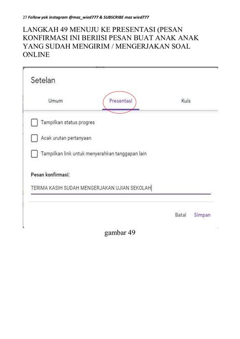 TUTORIAL PEMBUATAN SOAL UJIAN ONLINE DENGAN GOOGLE FORM Versi 1