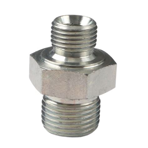 1bm Male Bsp To Male Metric Thread Hydraulic Hose Fitting