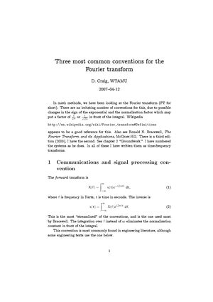 Discrete Time Fourier Transform C H A P T E R Discrete Time Fourier Transform In Chapter