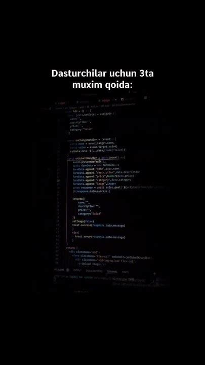 Dasturlash Dasturchi Programmer Programming Shortvideo Shorts Uzbekistan