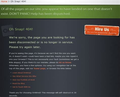 Professional And Creative Error Page Designs Tripwire Magazine