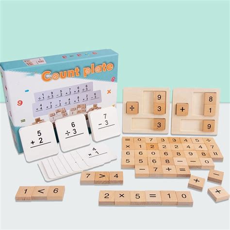 Wooden Toys Mathematics Math Addition Subtraction Grandado
