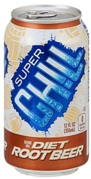 Super Chill Root Beer Diet Soda 12 Oz Nutrition Information Innit