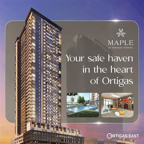 Maple Tower By Ortigas Land Property For Sale Apartments And Condos On