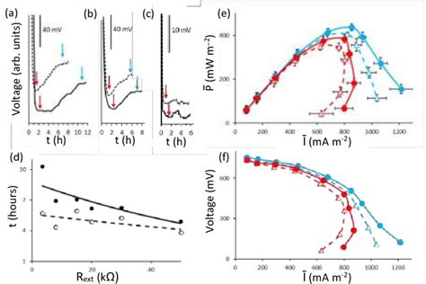 Mfc Voltage After Switching From Ocv To External Resistance Of A 35