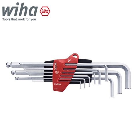 Wiha 롱 볼렌치 세트 9pcs 독일제 명품 이하 육각 렌치 L렌치 Sb369 S9 보성스파나