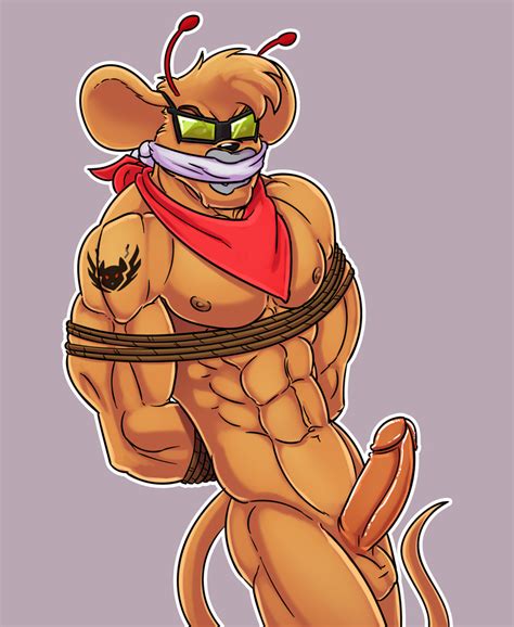 Rule 34 2017 Abs Alien Antennae Anthro Arms Behind Back Balls Bandana