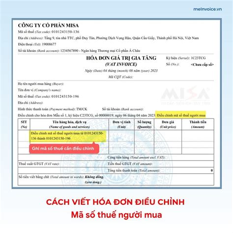 Hướng Dẫn Viết Hóa đơn điều Chỉnh Mới Nhất Theo Thông Tư 78 Và Nghị