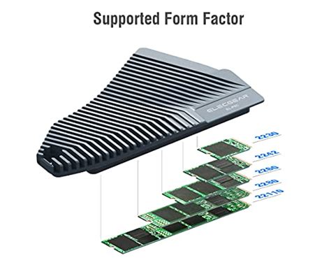 Elecgear Ps5 Nvme Ssd Heatsink El P5c Heat Pipe Solid Aluminum
