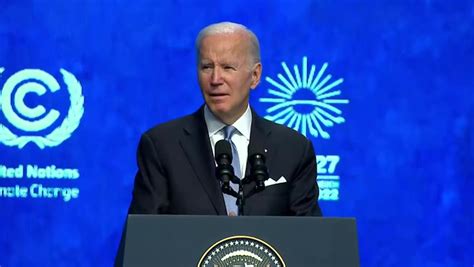 Joe Biden Heckled As Cop27 Speech Interrupted By Protesters