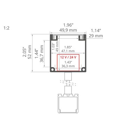 Profil Nibo Srebrny Anodowany 1m Oświetlenie KluŚ Profile Do