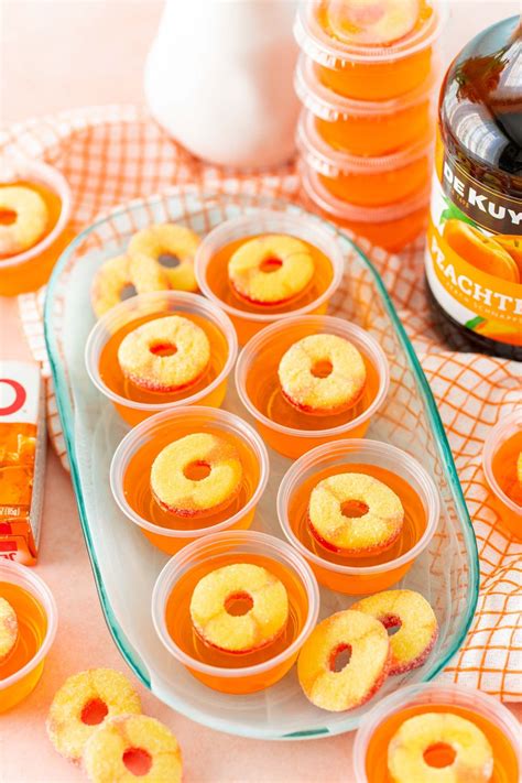 Fuzzy Navel Jello Shots Are A Fruity Sweet Way To Enjoy The Popular
