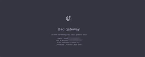 Chatgpt Bad Gateway用不了怎么办？ Chatgpt博客