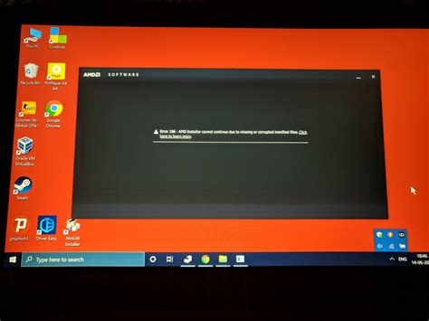 Error Amd Installer Cannot Continue Due To Missing Or Corrupted