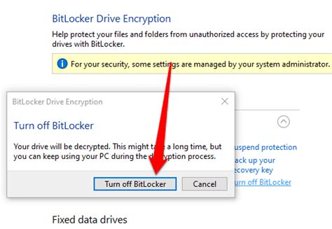 How To Turn Off Or Disable Bitlocker On Windows