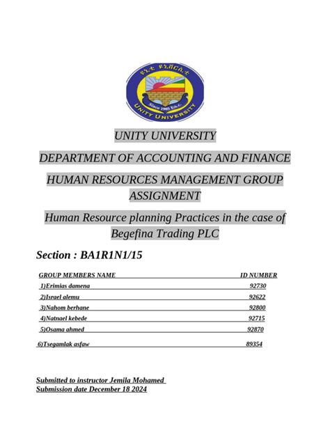 Hr Assignment 4444 Pdf Recruitment Human Resource Management