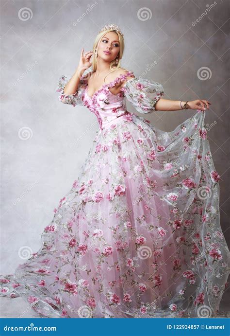 Princess In Pink Stock Image Image Of Interior Glamour 122934857