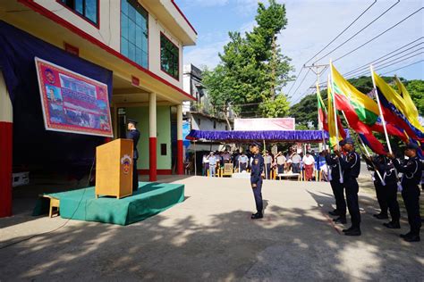 ရခိုင်ပြည်နယ် မောင်တောမြို့၌ ၇၇ နှစ်မြောက် မြန်မာနိုင်ငံမီးသတ်တပ်ဖ