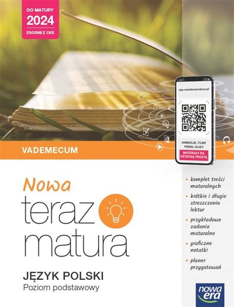 Język polski Nowa teraz Matura Vademecum Zakres podstawowy