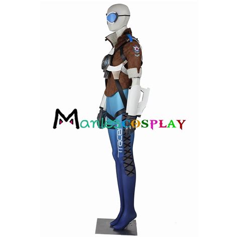 Tracer Lena Oxton Costume For Overwatch Ow Lena Oxton Cosplay