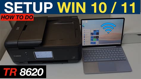 Canon Pixma Tr8620 Setup Windows 10 11 Laptop Or Computer Review