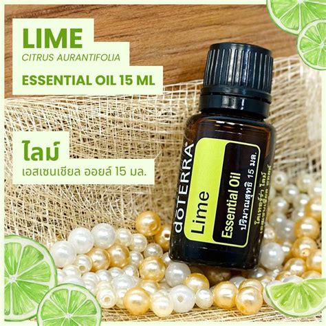 Doterra Essential Oils Lime น้ำมันหอมระเหย โดเทอร์ร่า มะนาว ขนาด 15 Ml