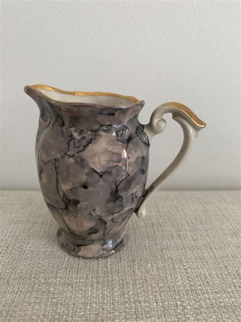 Porcelanowy mlecznik Tułowice marmurek PRL Warszawa Mokotów OLX pl