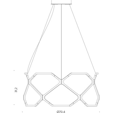 Nemo Titia Minor Pendant Matt Black Andlight