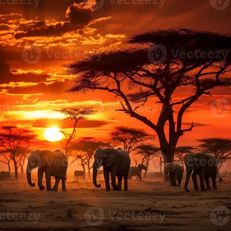 African Safari Sunrise