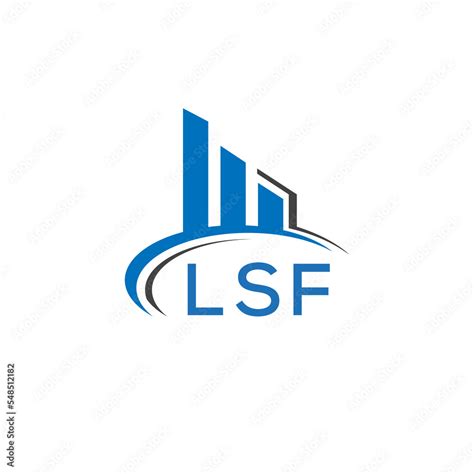 Lsf Letter Logo Lsf Blue Image Lsf Monogram Logo Design For