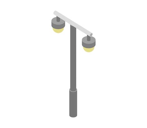 Premium Vector Street Lamp Isometric