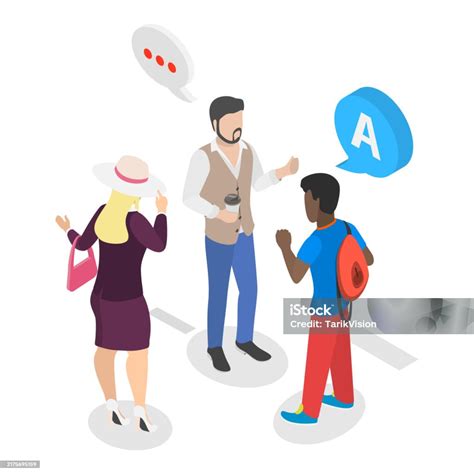 3d 아이소 메트릭 평면 벡터 일러스트 레이 션 언어 지식 기술 및 인종 존중 항목 2 공동체에 대한 스톡 벡터 아트 및 기타 이미지 Istock