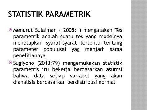 418824219 PPT K 3 STATISTIK PARAMETRIK DAN NON PARAMETRIK Pptx Pptx