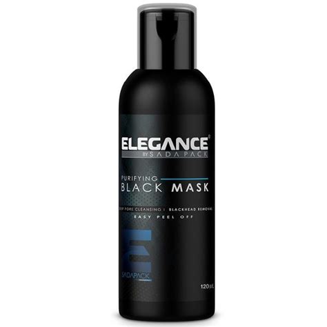 Elegance Черная маска-пленка для глубокого очищения лица и удаления ...