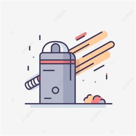 玩具發射器矢量概念平面圖 炸藥 线性图标 平面圖標向量圖案素材免費下載，png，eps和ai素材下載 Pngtree