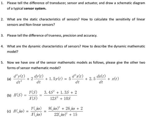 Video Solution 1 Please Explain The Difference Between A Transducer