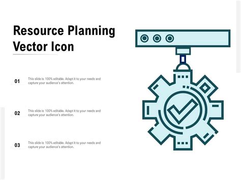 Resource Planning Vector Icon Ppt PowerPoint Presentation Slides Deck