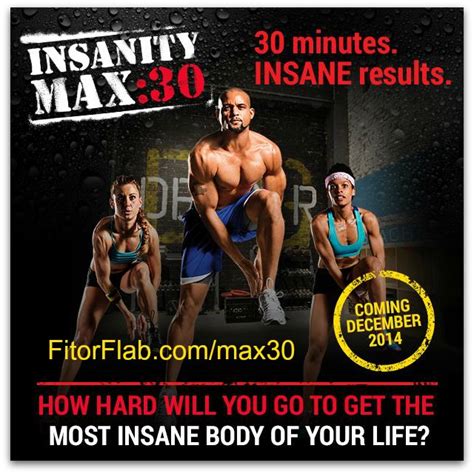 Insanity Max 30 New Shaun T Workout