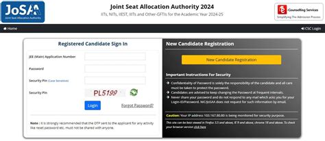 JoSAA Round 4 Seat Allotment Result 2024 Out Today At Josaa Nic In